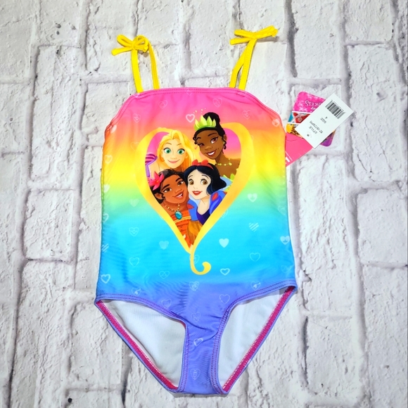 Disney | Swim | Disney Princess Girls46x Onepiece Swimsuit | Poshmark